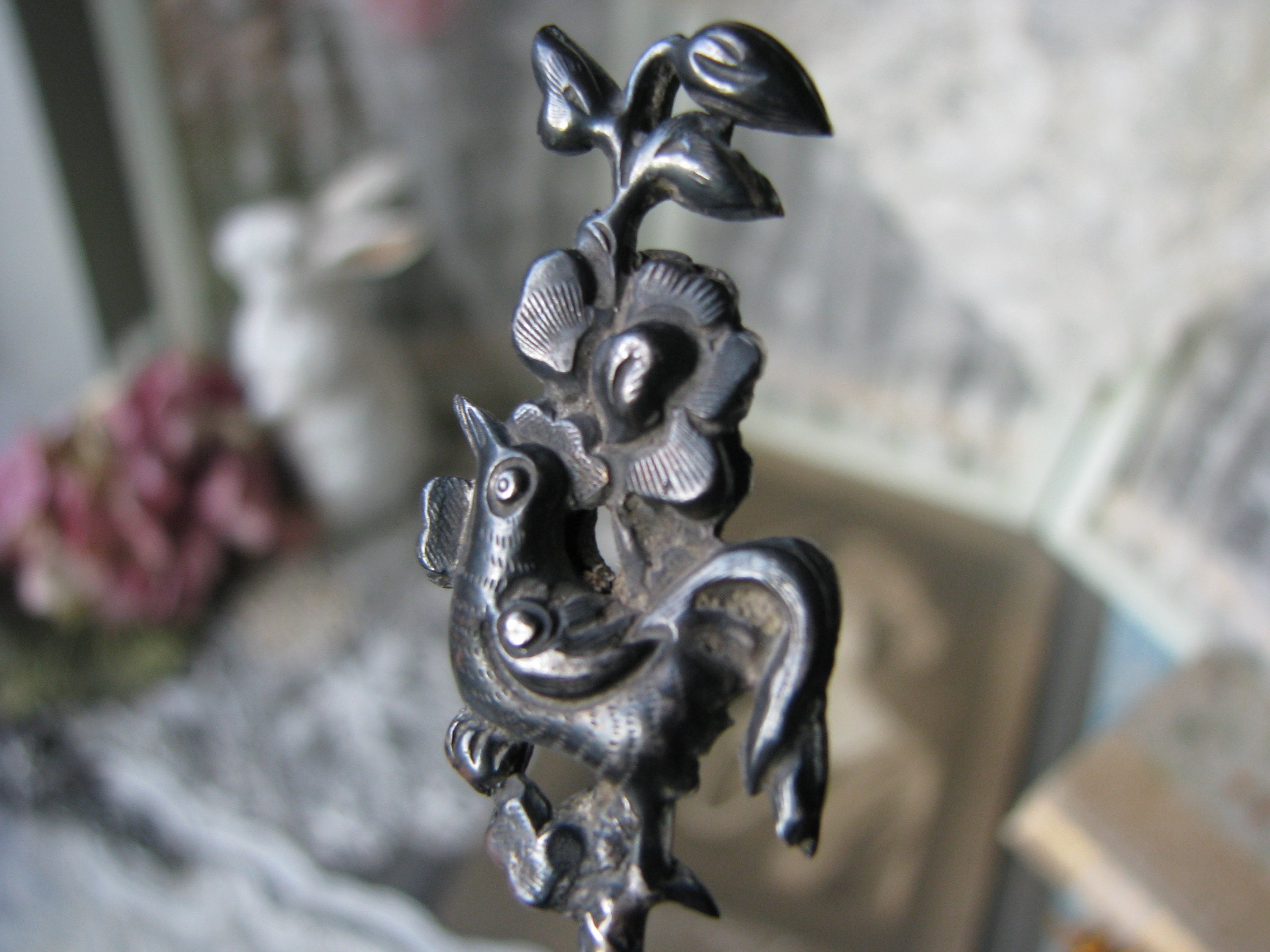 Antique Victorian Hair Stick Ornamental Hair Stick Silver - Etsy