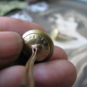 RARE Antique Fire Department Buttons, Antique Brass Uniform Buttons ...