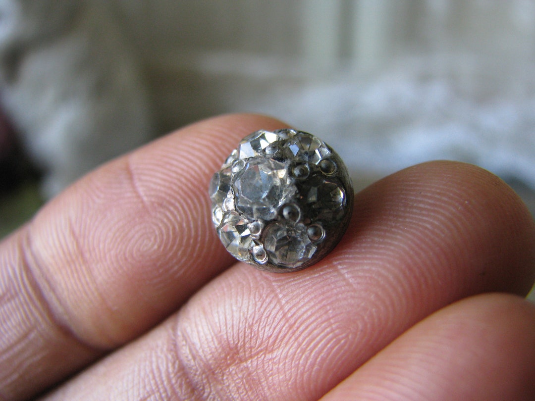 Antique Paste Button, Victorian Paste Button, Antique Sewing Notions ...