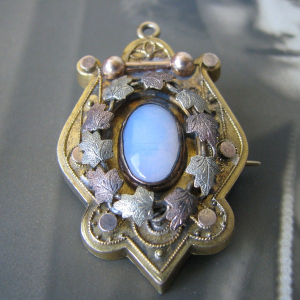 Pinchbeck Brooch - Etsy