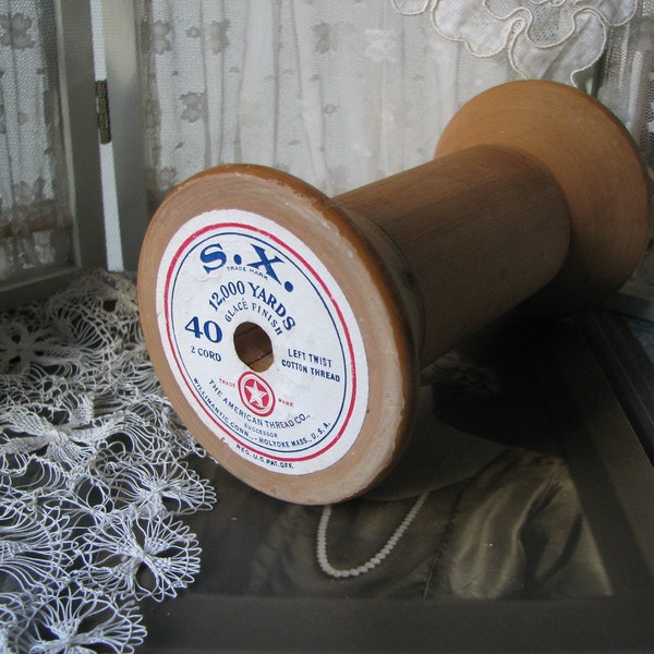 Antique Wooden Spools - Etsy