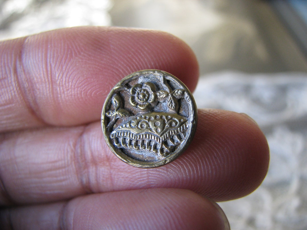 Antique Picture Button, French Antique Button, Antique French Button ...