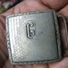Initial Belt Buckle, Antique Belt Buckle, Nickel Silver Belt Buckle ...