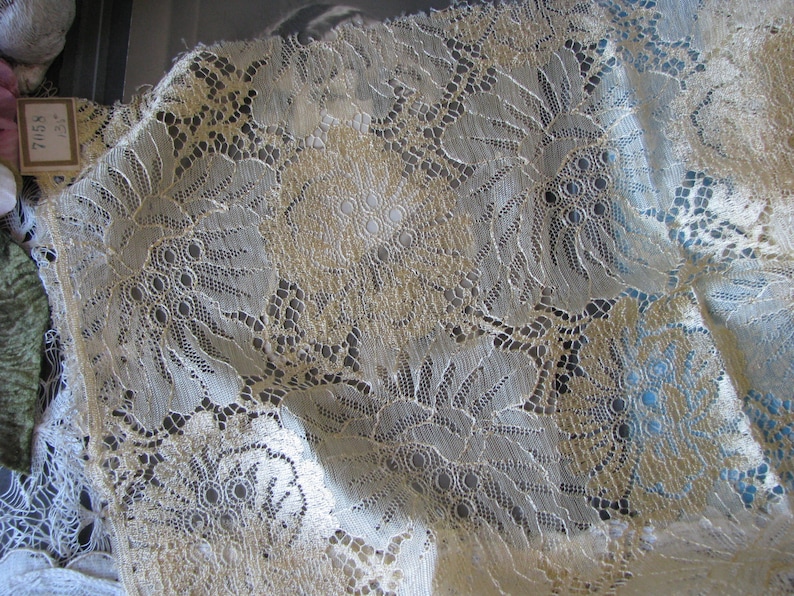 Quilting Floral Lace Sample 1920's Lace Sample Antique Lace Sample ...
