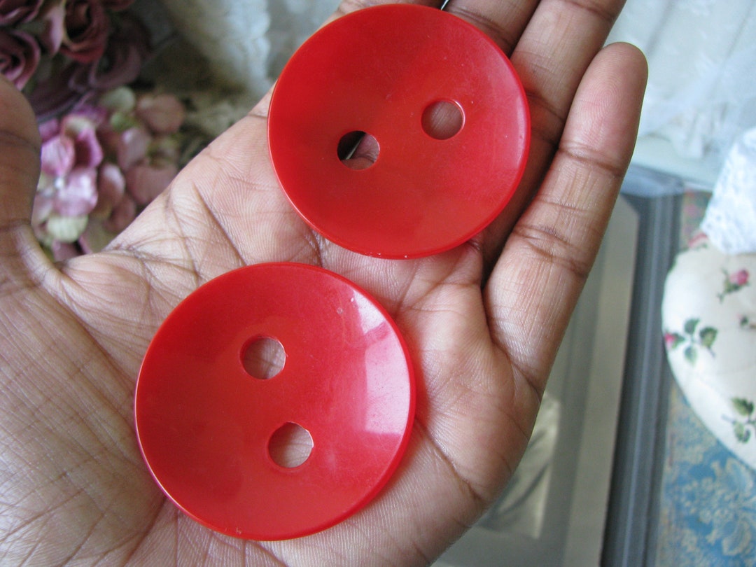 Vintage Large Coat Buttons, Vintage Celluloid Coat Buttons, Large Coat ...