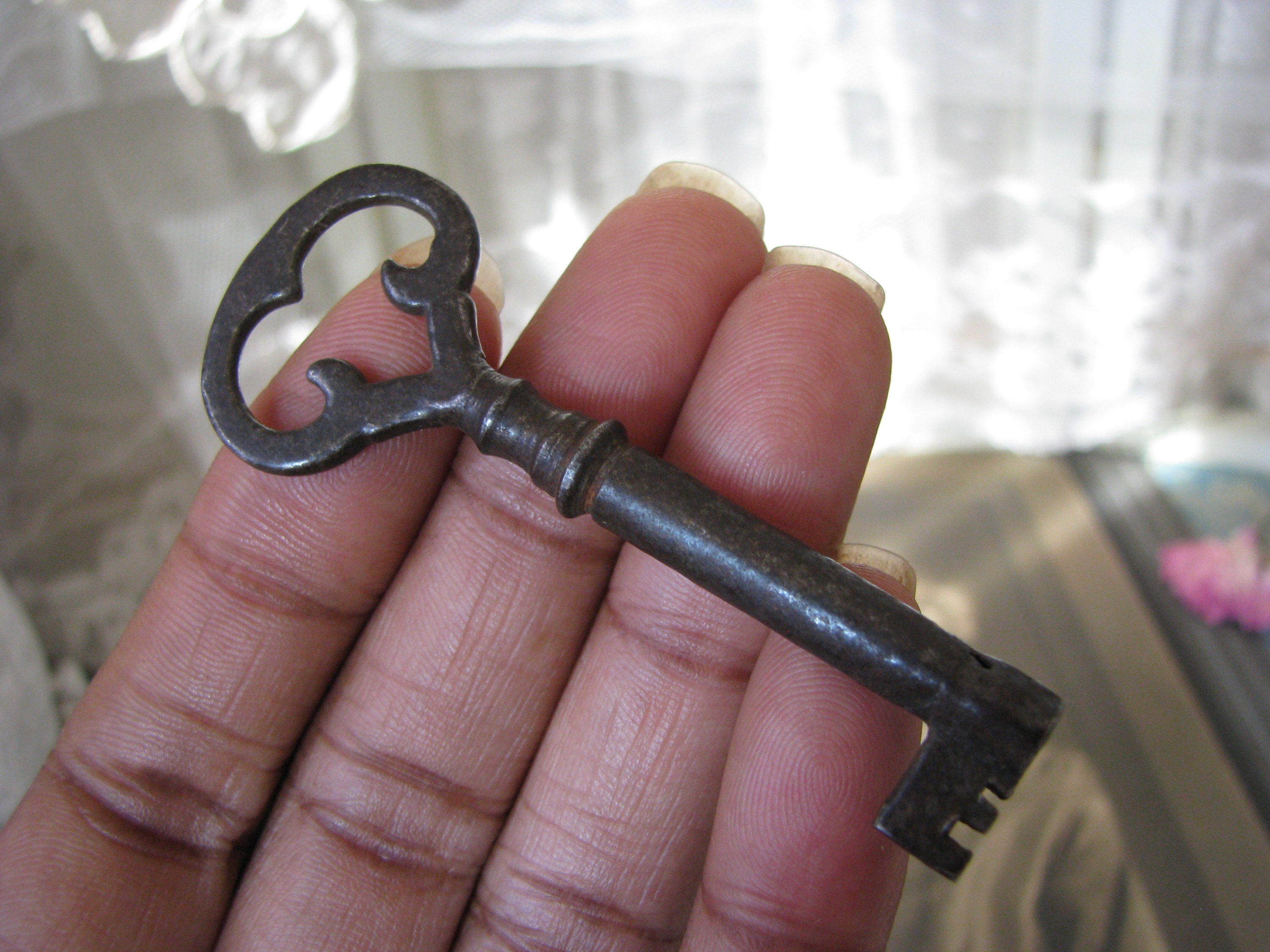 Antique Heart Key