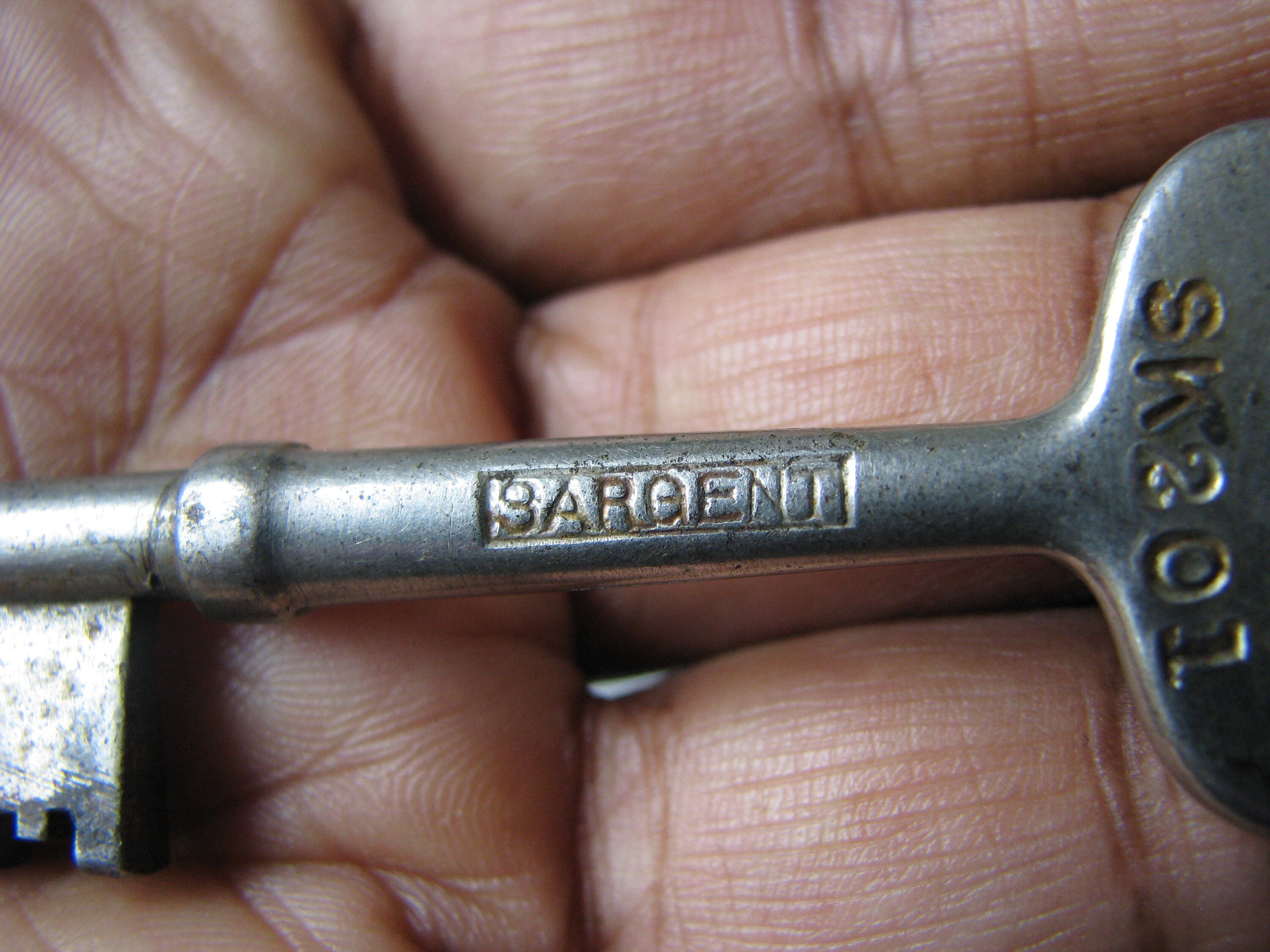 Antique Sargent Key Sargent & Co. Antique Skeleton Key - Etsy