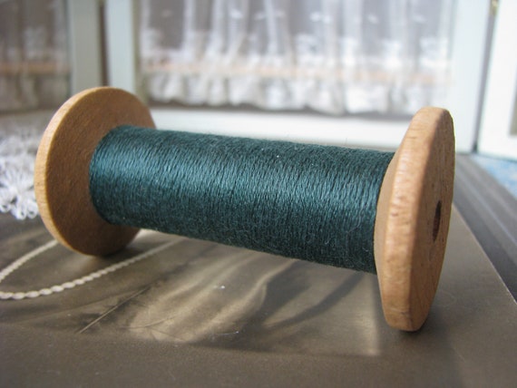 Antique Spool of Thread Large Antique Spool Antique Wooden | Etsy