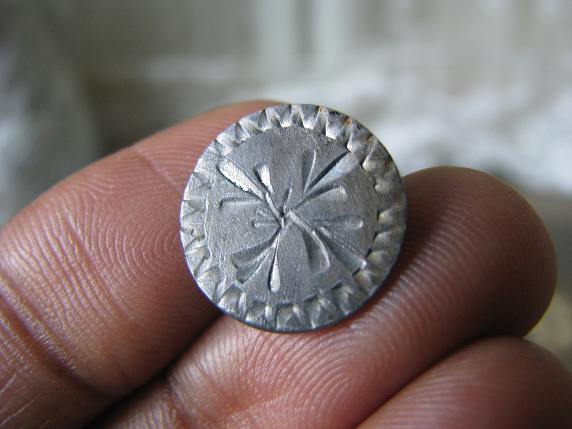 Antique Pewter Button Victorian Pewter Button Antique Picture - Etsy