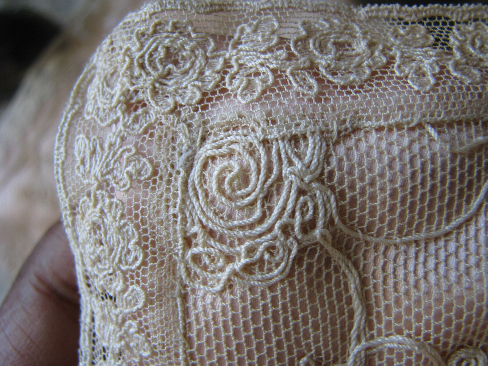 Antique Lace Sachet Pink Satin Sachet Lace Powder Sachet | Etsy