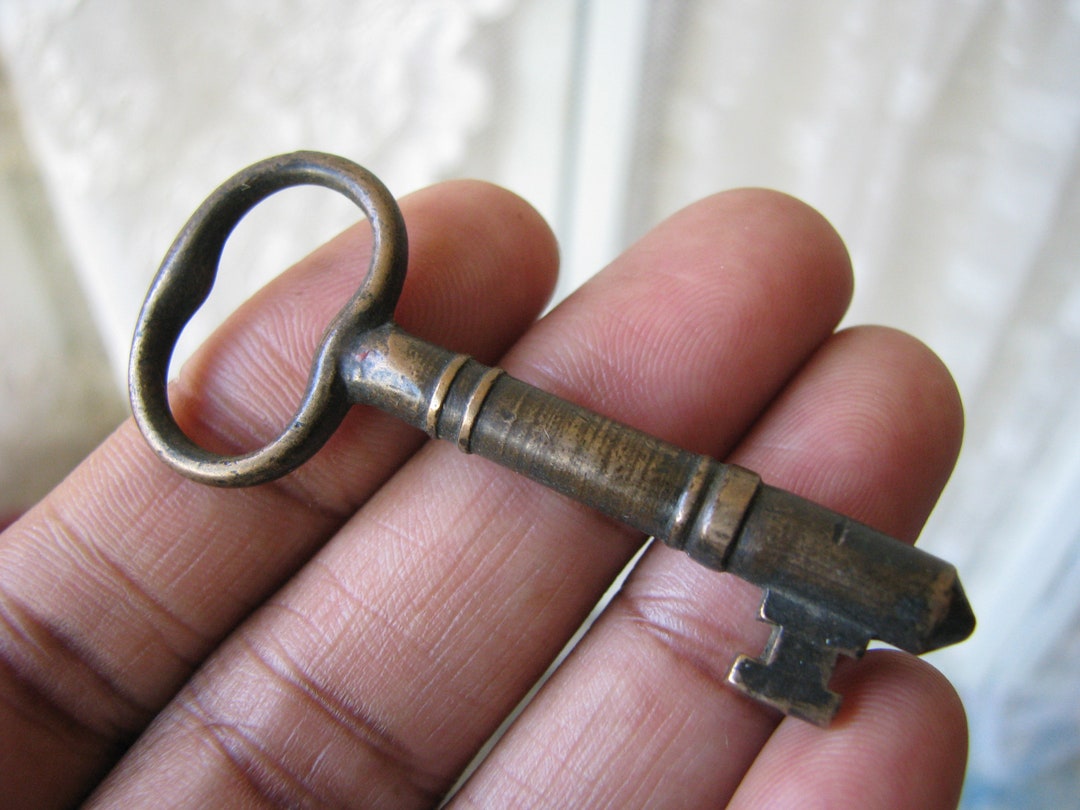 Antique Brass Key, Ornate Brass Key, Antique Steampunk Key, Steampunk ...