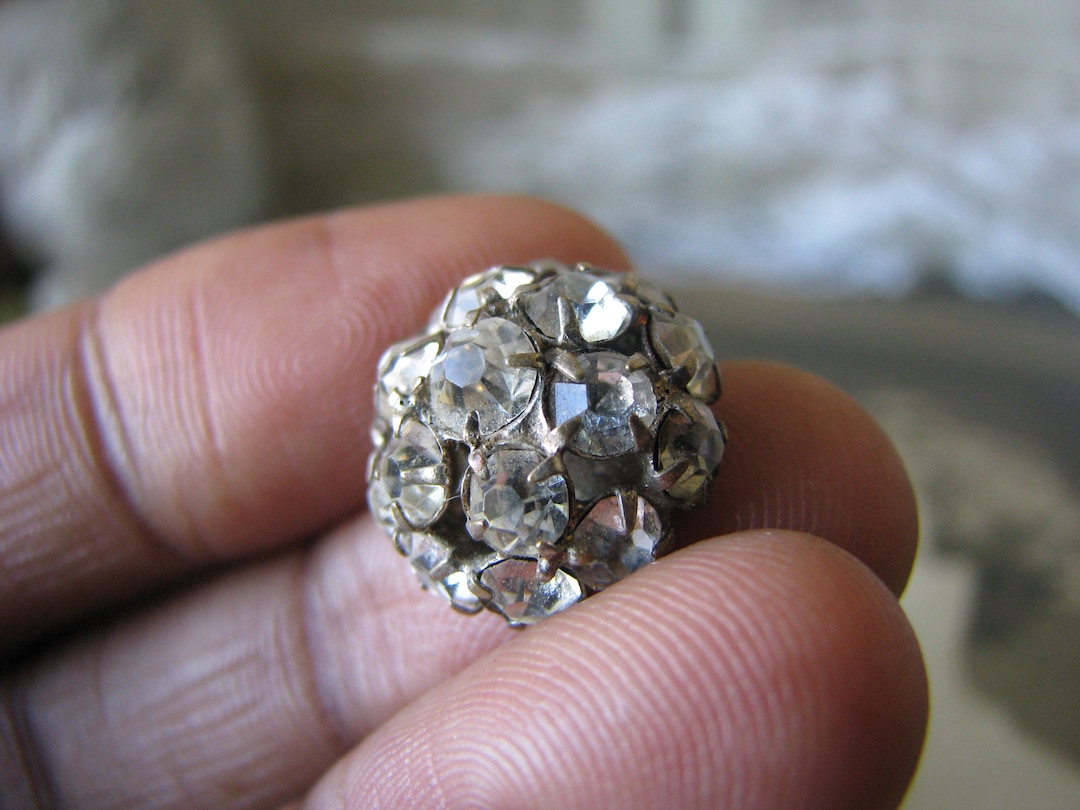 Antique Paste Button, Victorian Paste Button, Antique Sewing Notions ...