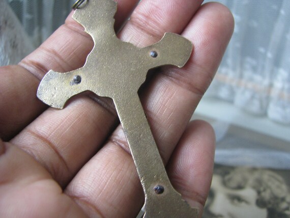 Antique Large Crucifix, French Gothic Crucifix, Victo… - Gem