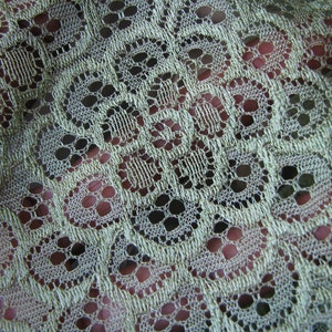 Antique Lace Sample, 1920's Lace Sample, Haute Couture Lace Sample ...