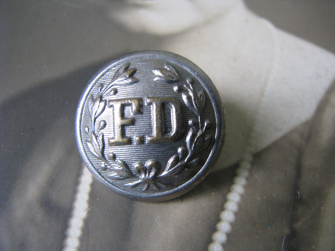 Antique Fire Department Button, Antique Uniform Button, Superior ...