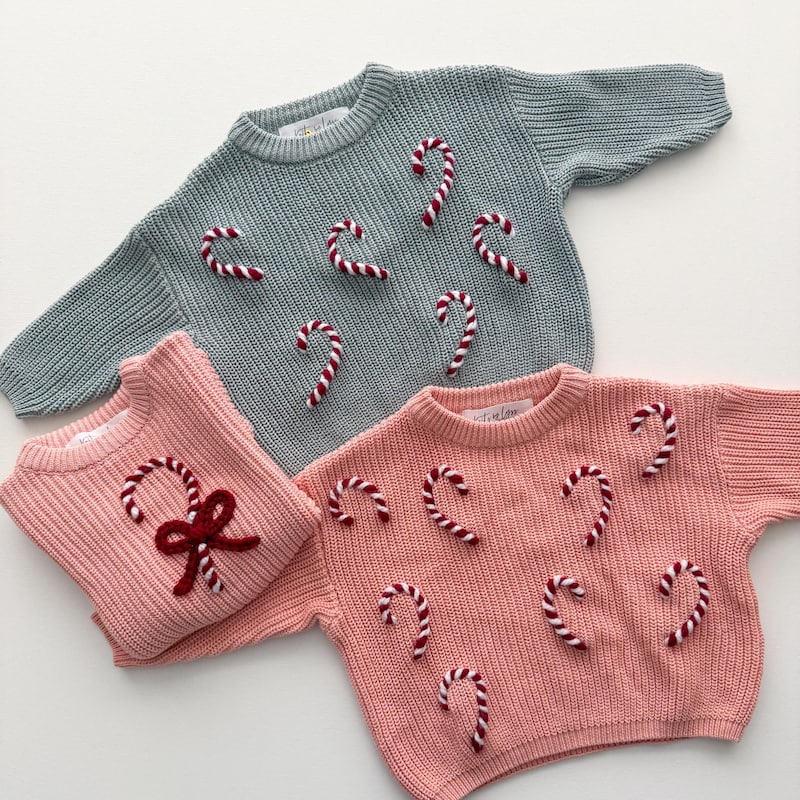 Candy Cane Sweater - Etsy