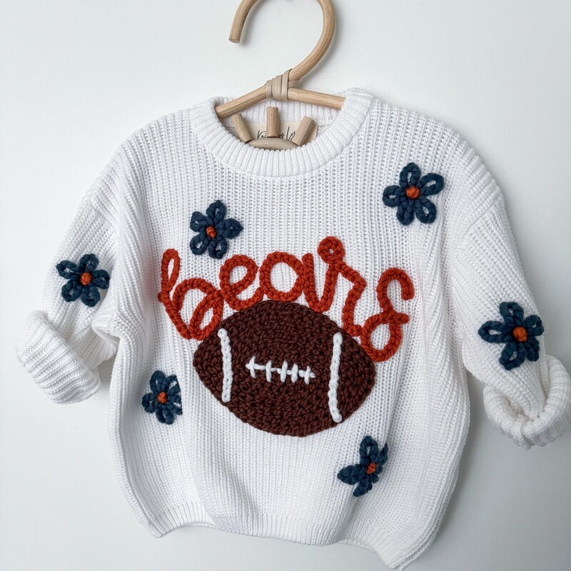 Embroidered Football - Etsy
