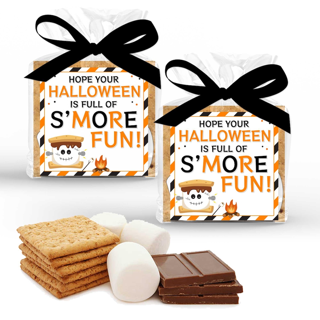 Smore Fun Halloween Printable S’more Halloween Tag Halloween Smore Tags ...