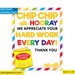 Potato Chips Sign, Chip Chip Hooray, Teacher Gift, Staff Appreciation ...