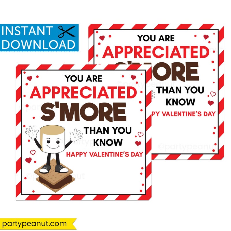 Smores Valentine - Etsy