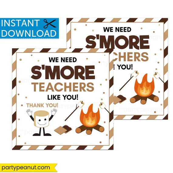 Teacher Appreciation Tags, Teacher Gift Tag, Teacher Thank You Tag ...