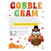 Gobble Grams, Thanksgiving Candy Gram Fundraiser, Thanksgiving Gift ...