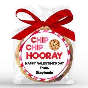 Chip Chip Hooray Cookie Valentine Cookie Tags Teacher Kids School ...