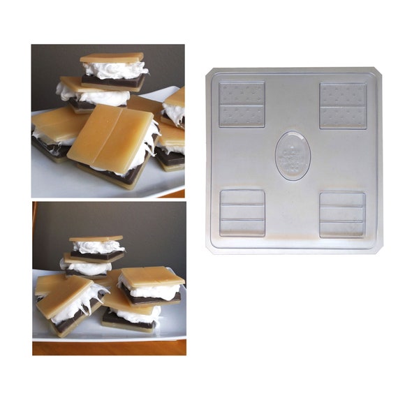 Smore Mold - Smore Soap Mold, Smores Mold, Smores Soap Mold, Smore ...