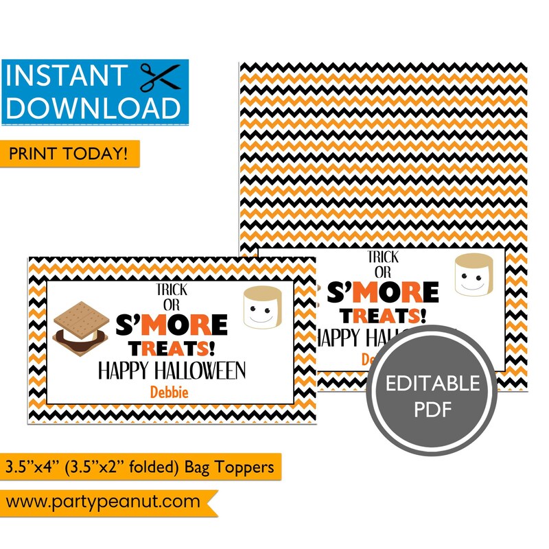 Smores Tag - Etsy