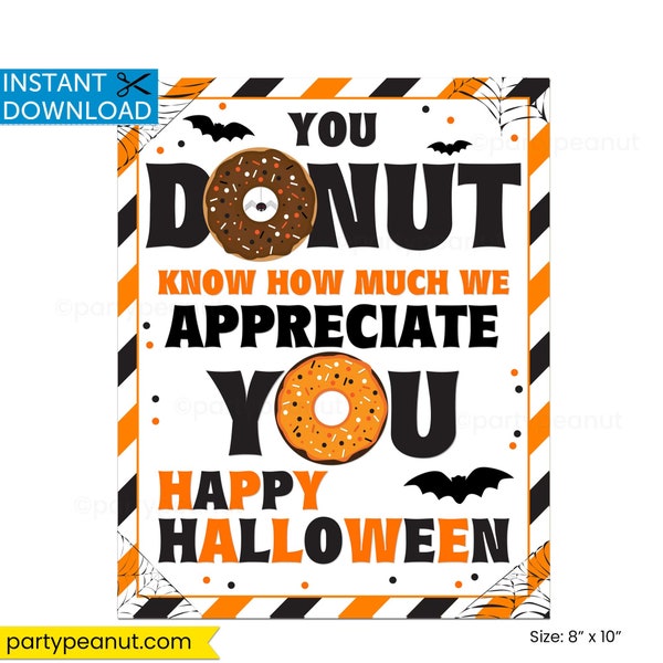 Donut Teacher and Staff Appreciation Printable - Etsy
