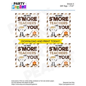 Teacher Appreciation Tags, Teacher Gift Tag, Teacher Thank You Tag ...