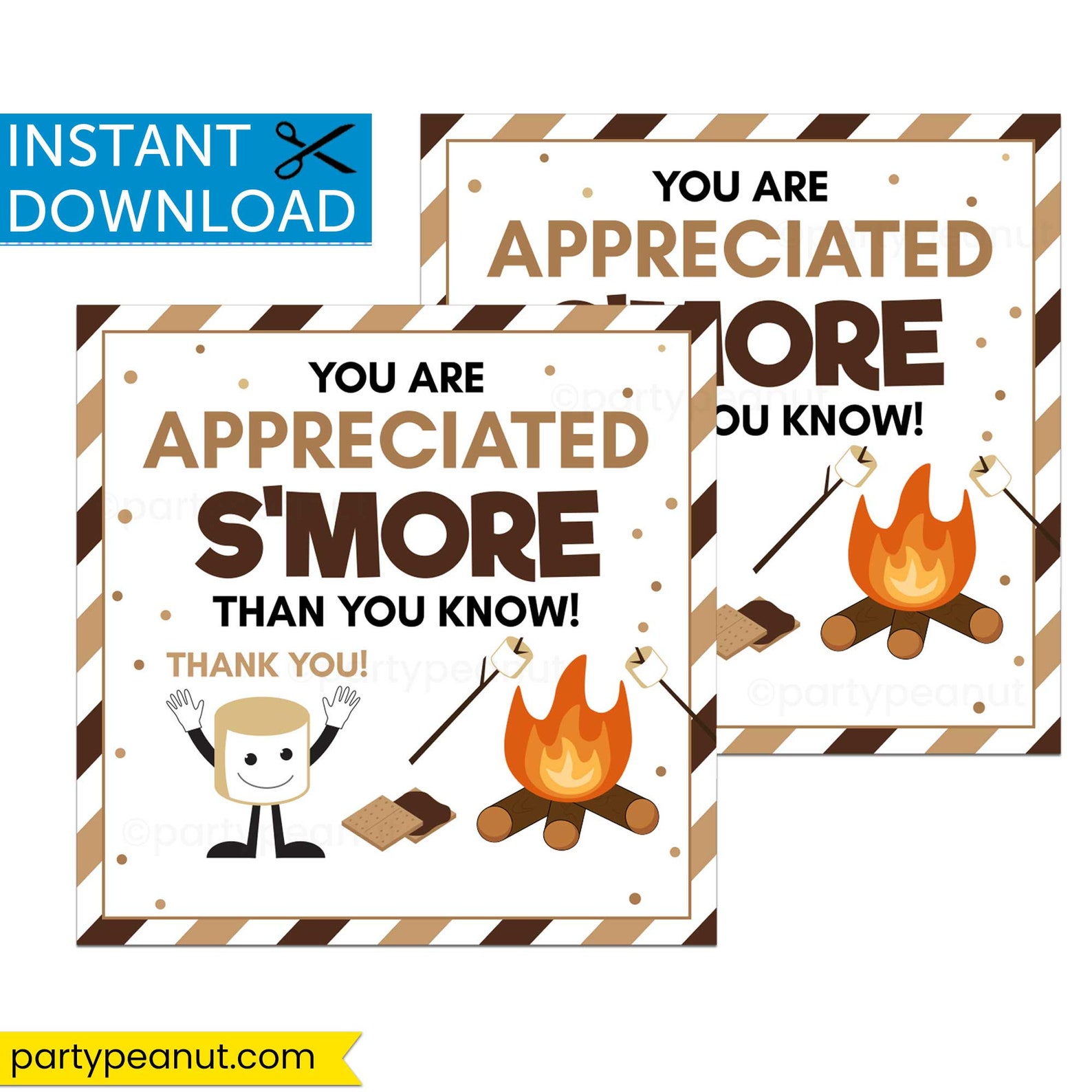 Smore Appreciation Gift Tags Teacher Tags Teacher Thank You - Etsy