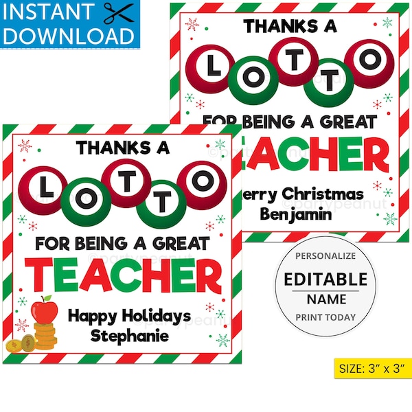 Thanks a Lotto - Etsy