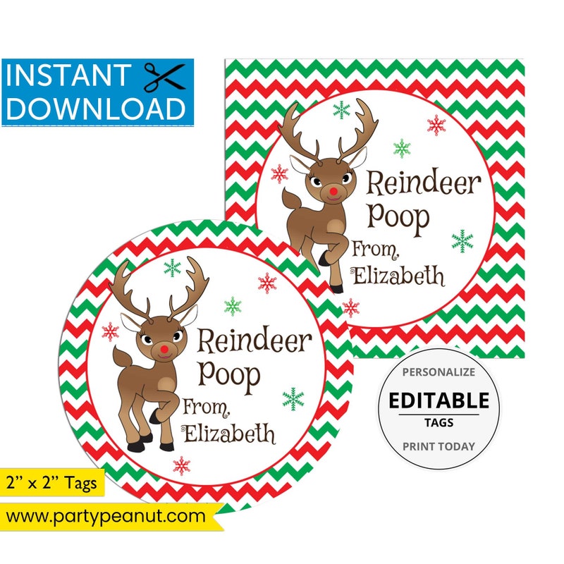 Reindeer Poop - Etsy