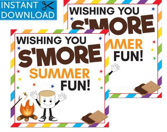 End of School, Summer Gift Tags, Summer Rocks Guitar Gift Tags, Last ...