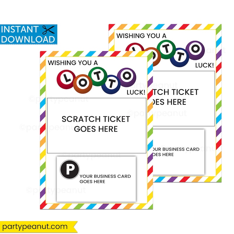 Lotto Ticket Appreciation - Etsy