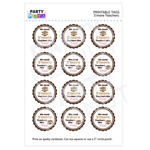 Teacher Appreciation Tags, Teacher Gift Tag, Teacher Thank You Tag ...