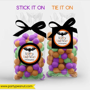 Halloween Gift Tags Editable Halloween Favor Tags Kids - Etsy