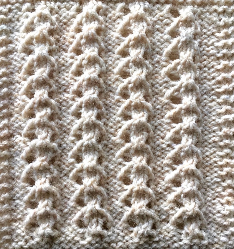 Knit Pattern Sampler Blanket Rib-it Part 3 - Etsy