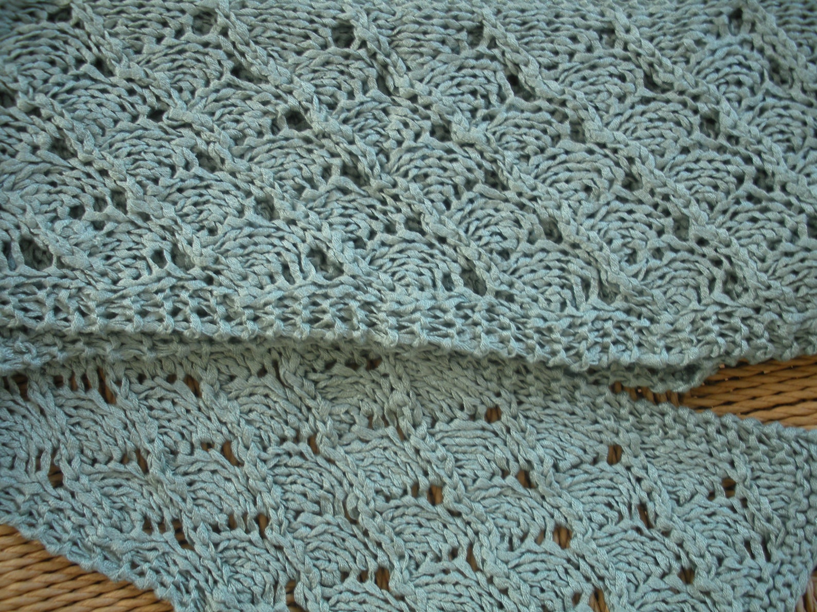 Milan Scarf Lace Knit Pattern - Etsy