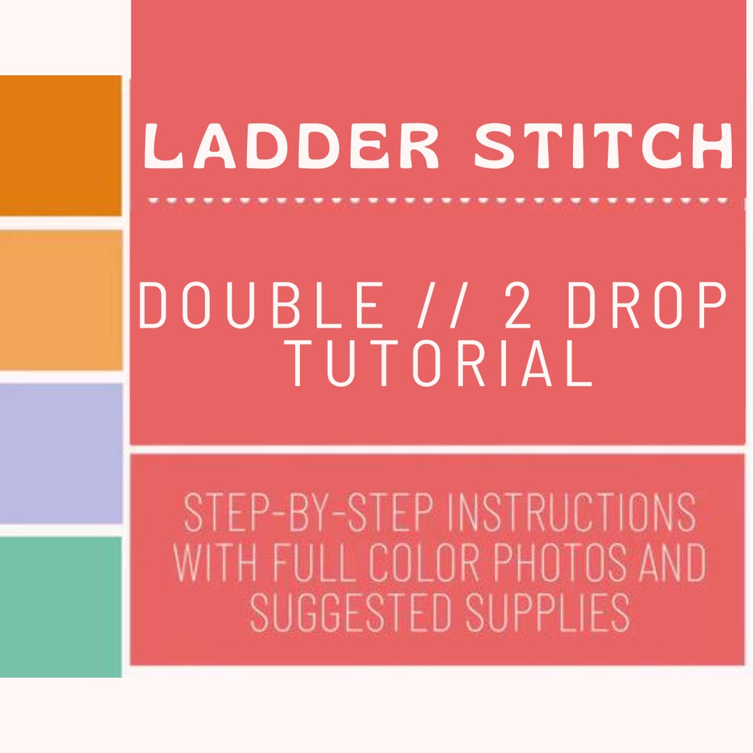 Ladder Stitch // Double , Beading for Beginners, Beading 101, Intro to ...