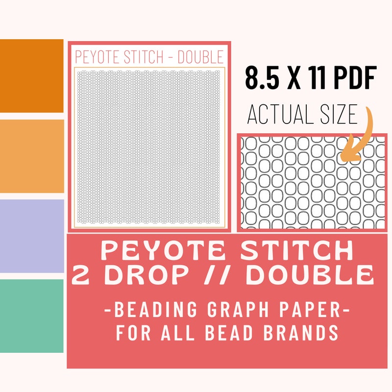 2 Drop Peyote Stitch - Etsy