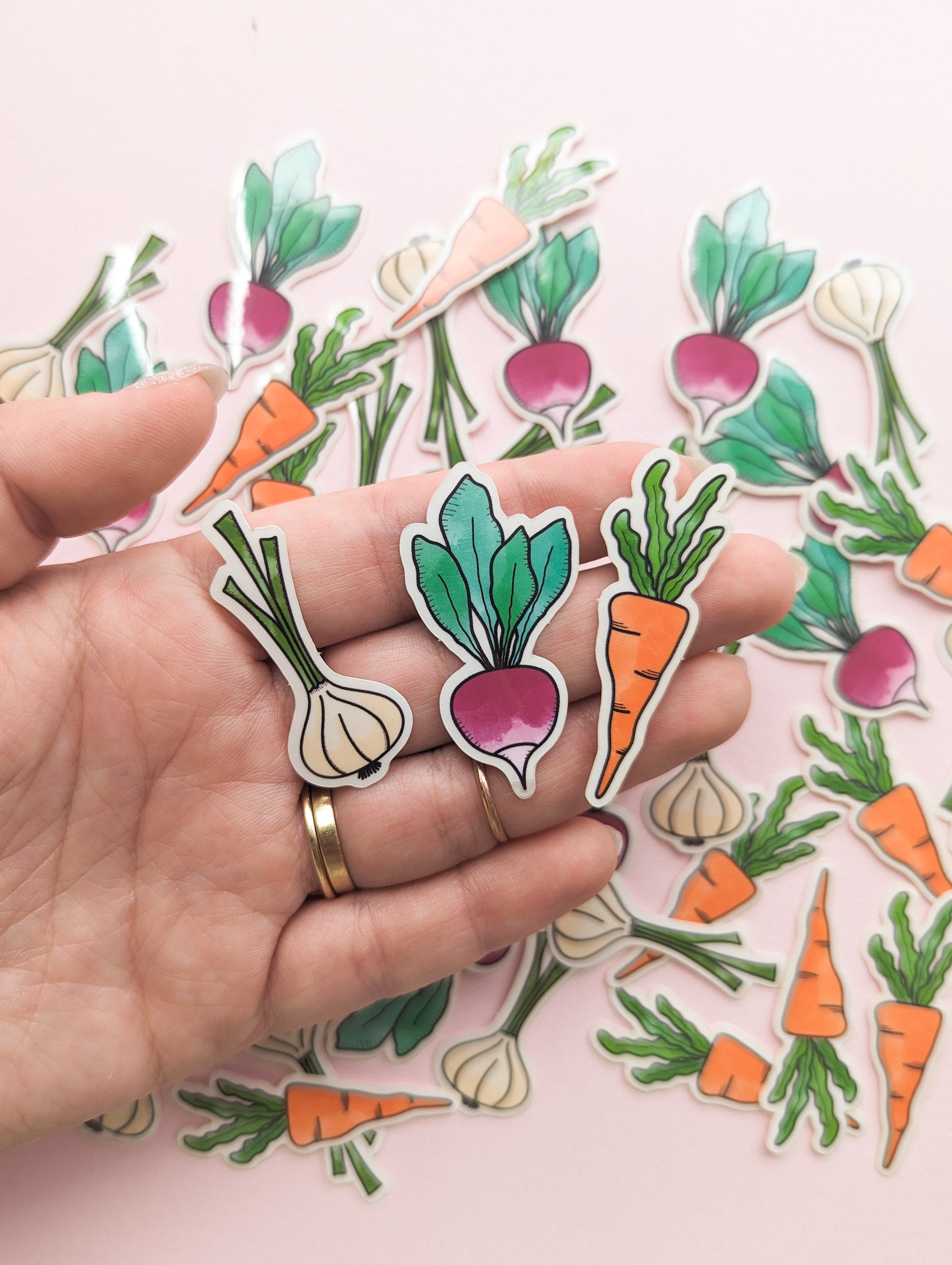 Eat Your Veggies Sticker Pack, Waterbottle Sticker, Hydro Flask Sticker ...