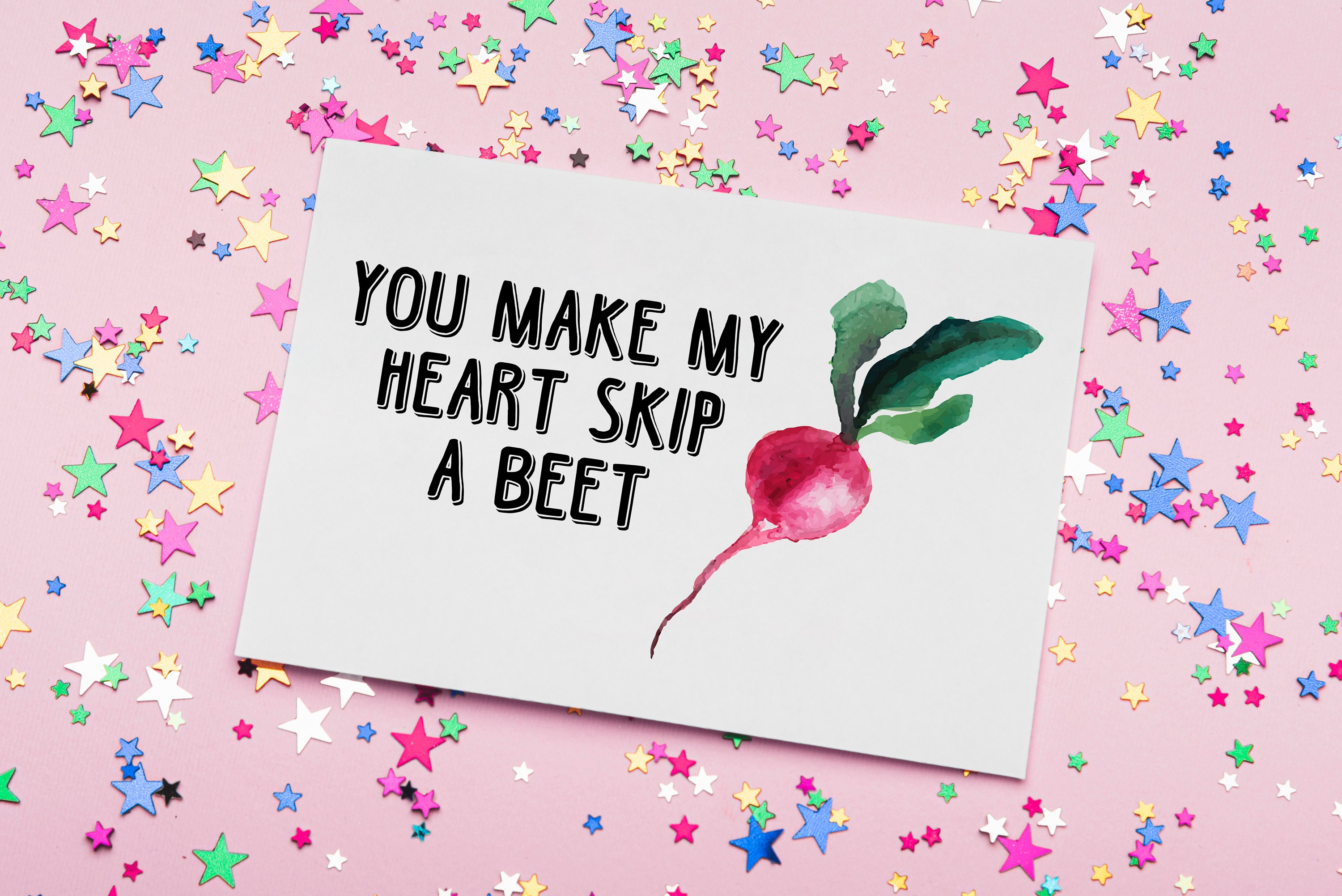 PRINT AT HOME Punny Card, Food Lover, Heart Skip a Beet, Punny, Food ...