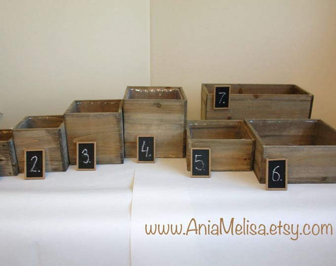 20 Small Flat Wood Boxes, 1 Box 4x4x12 - Etsy