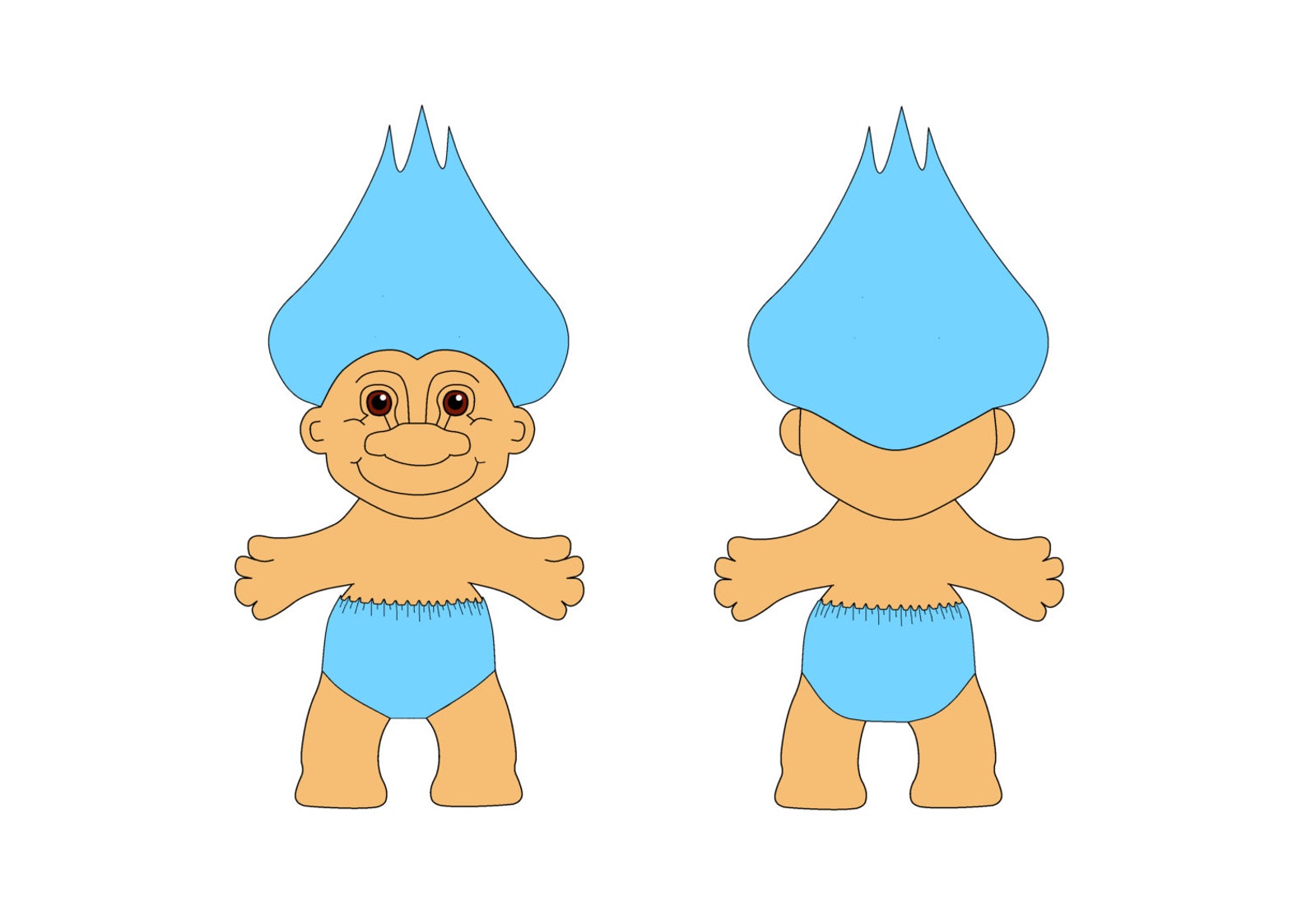 Sewing Pattern Russ Troll Doll Underwear - Etsy