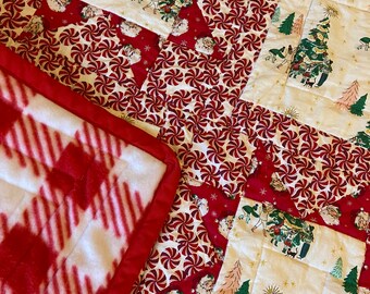 Christmas Lap Quilt - Etsy