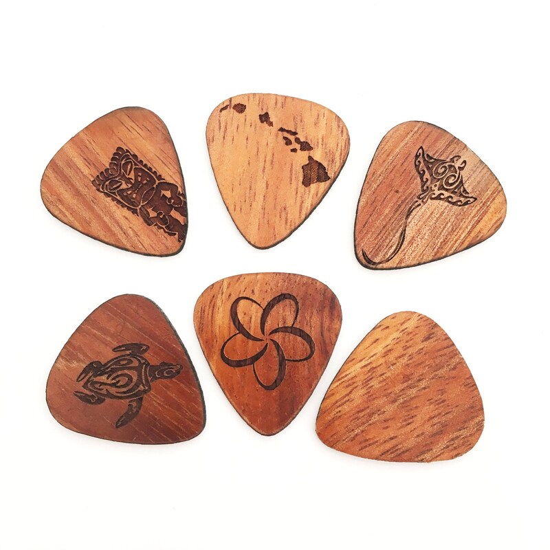 Wood Guitar Pick - Etsy