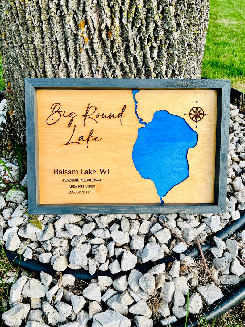 Custom Lake Sign - Etsy