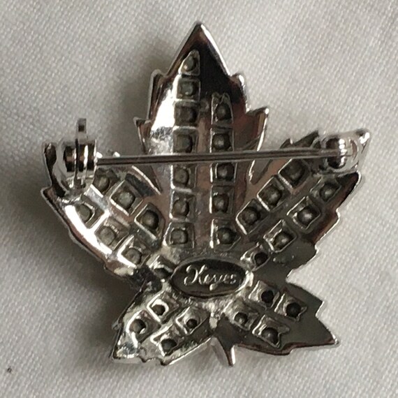 Antique Keyes Maple Leaf Brooch Pin Set Canadian Coll… - Gem